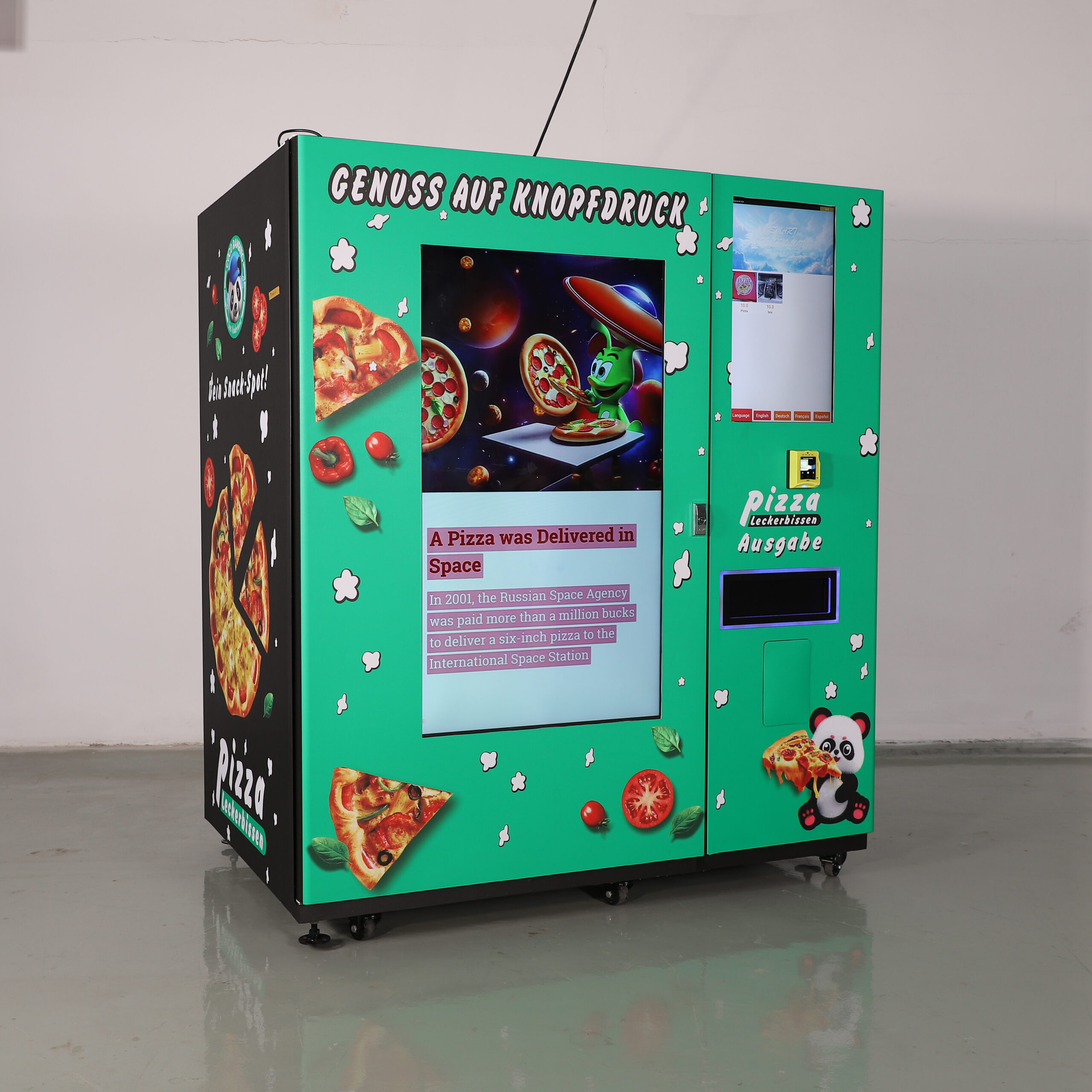 Distributeur automatique de pizza verte - Tongru