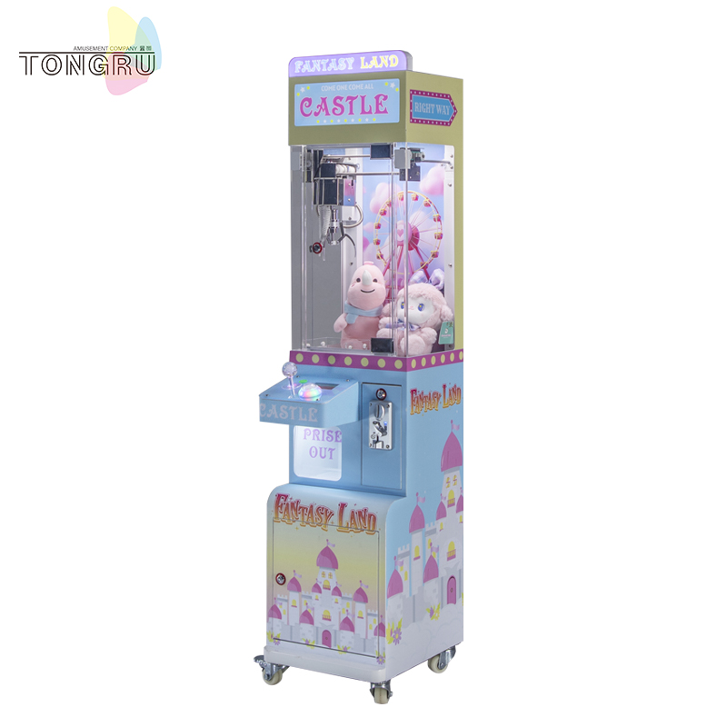 Coin Operated Pink Mini Claw Machine | Tongru